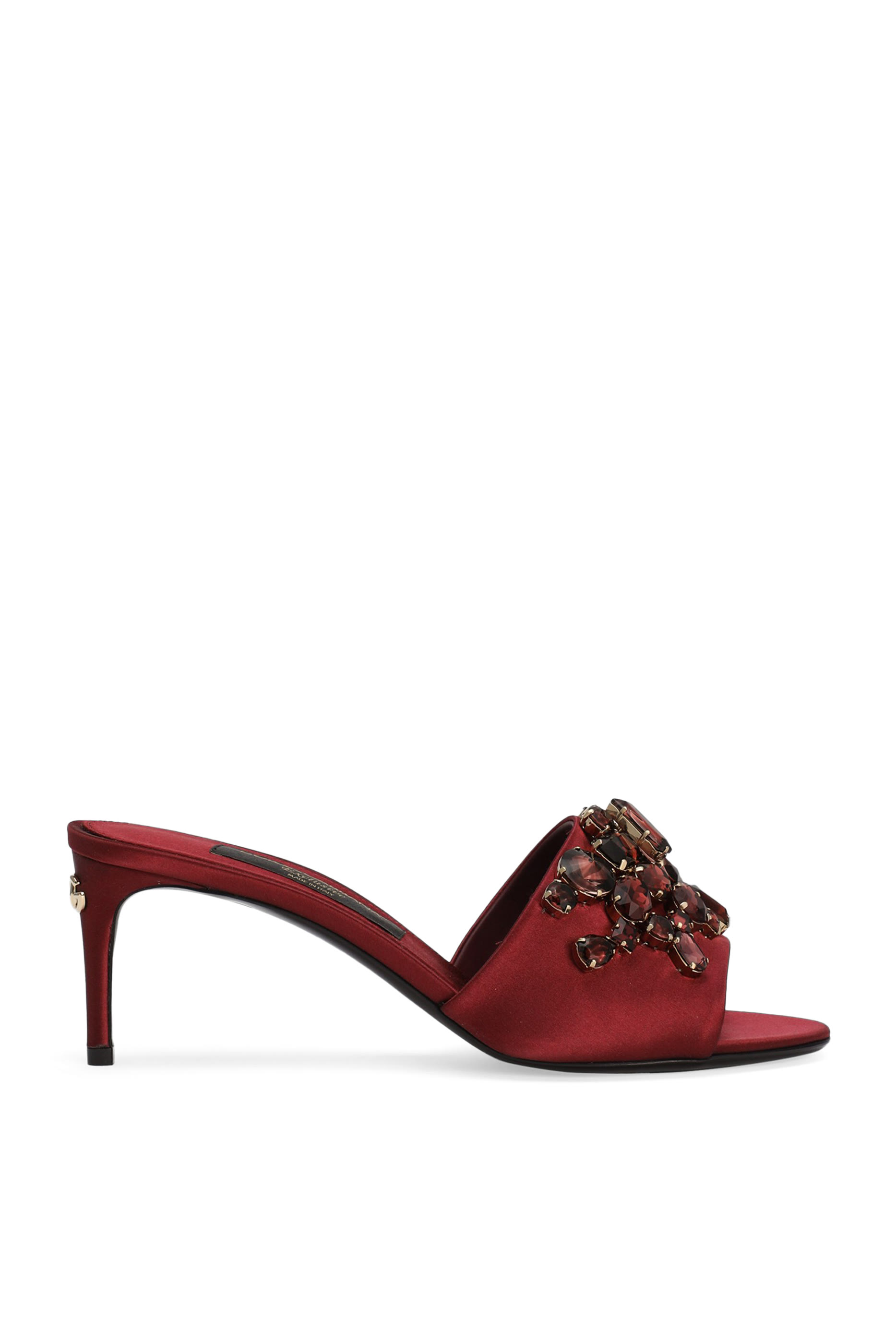 Buy Dolce & Gabbana Gemstone Embellished 70 Mules for Online ...