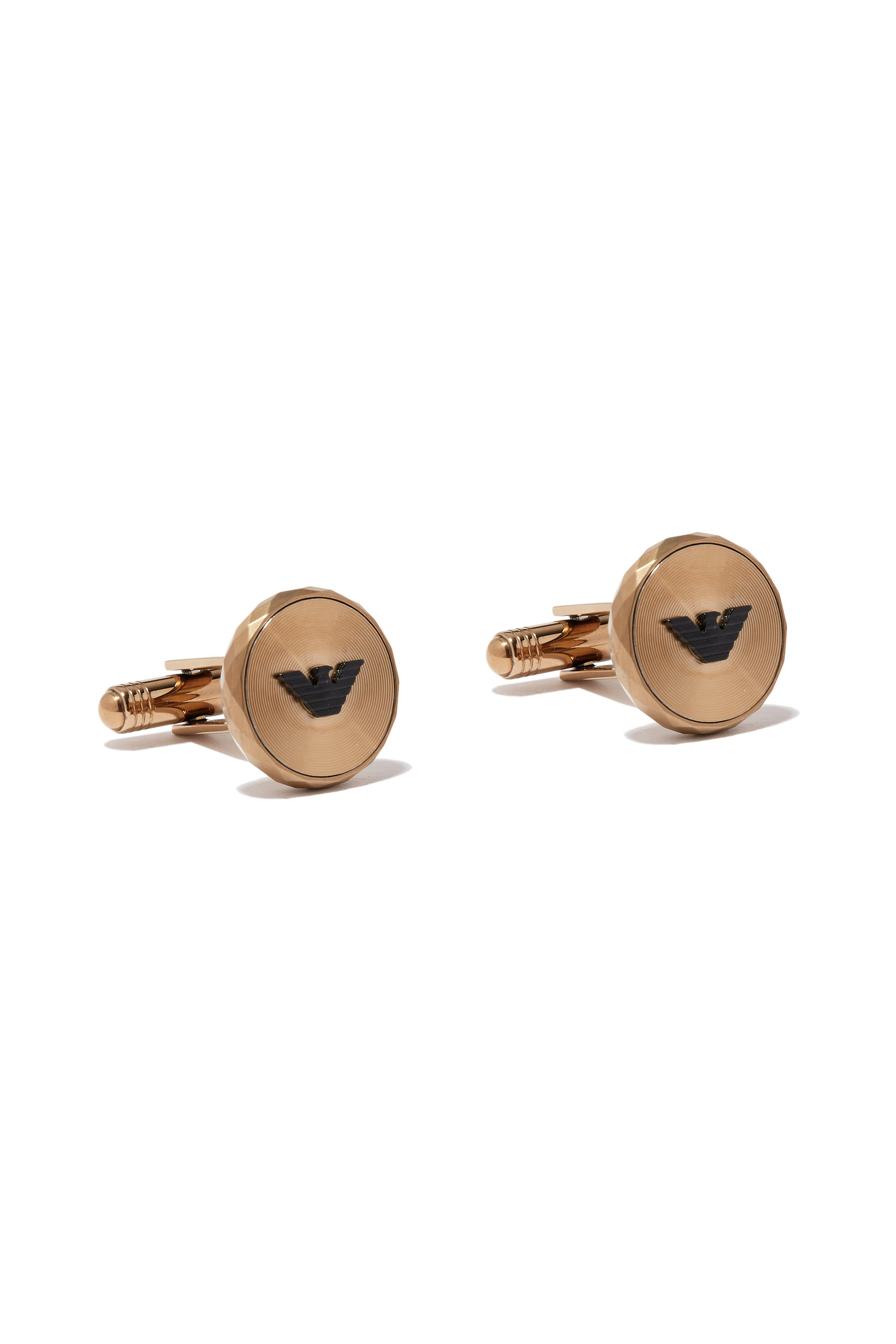 Buy Emporio Armani Logo Cufflinks, Stainless Steel for Mens Online ...