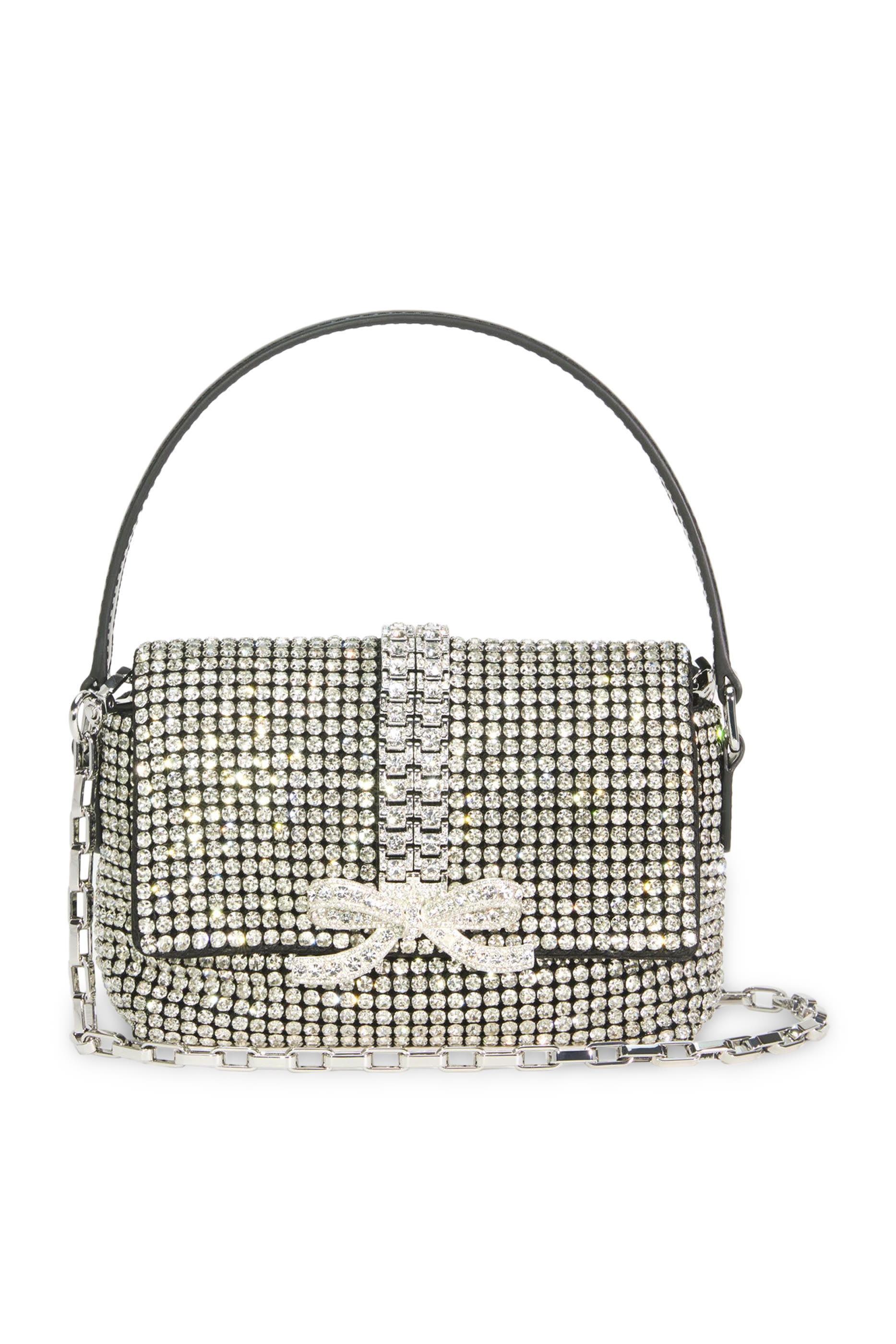 Buy Self-Portrait Rhinestone Chainmail Micro Bag for Womens Online ...
