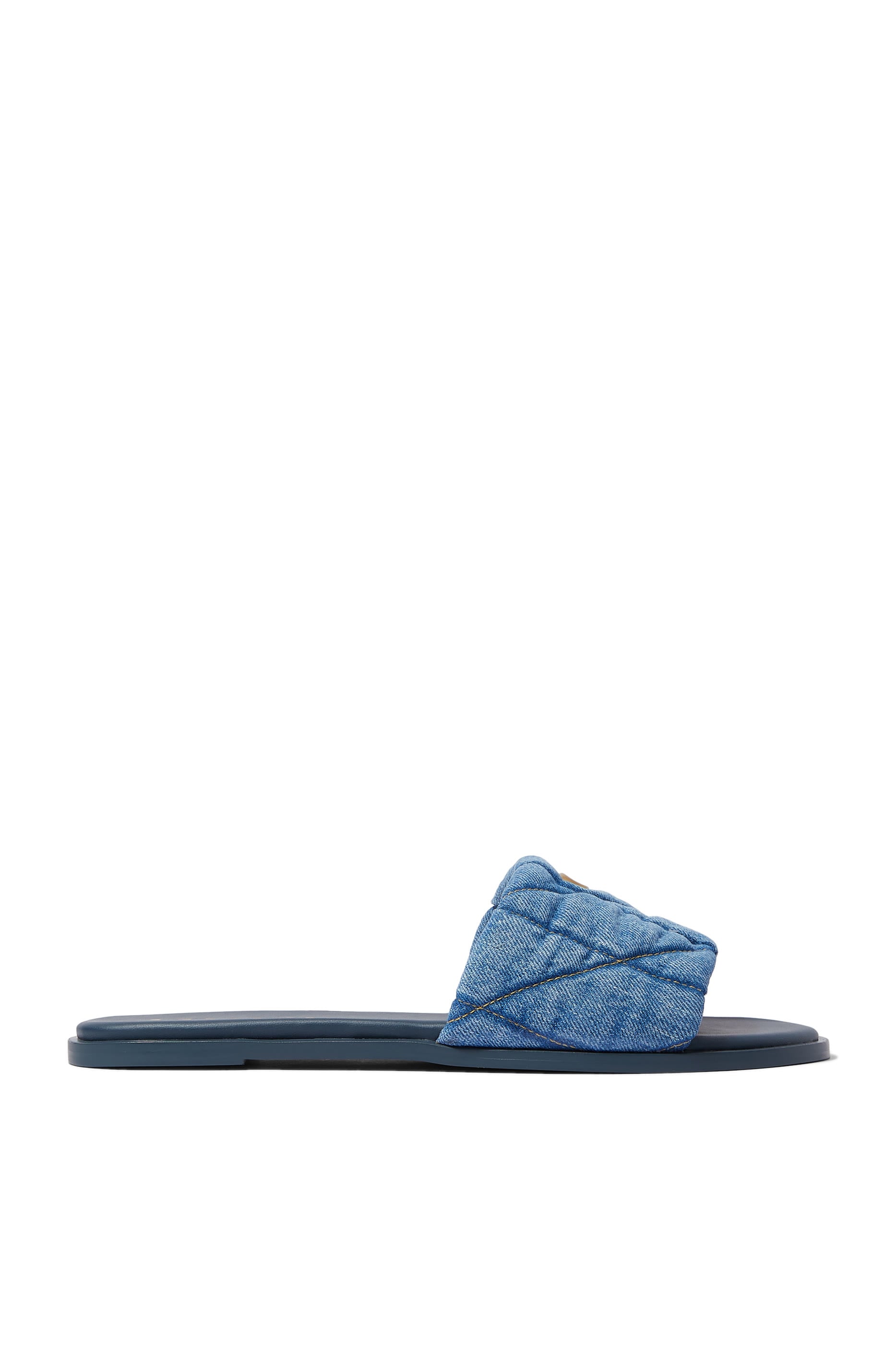 Buy Coach Holly Quilted Denim Sandals for Womens Online | Bloomingdale ...