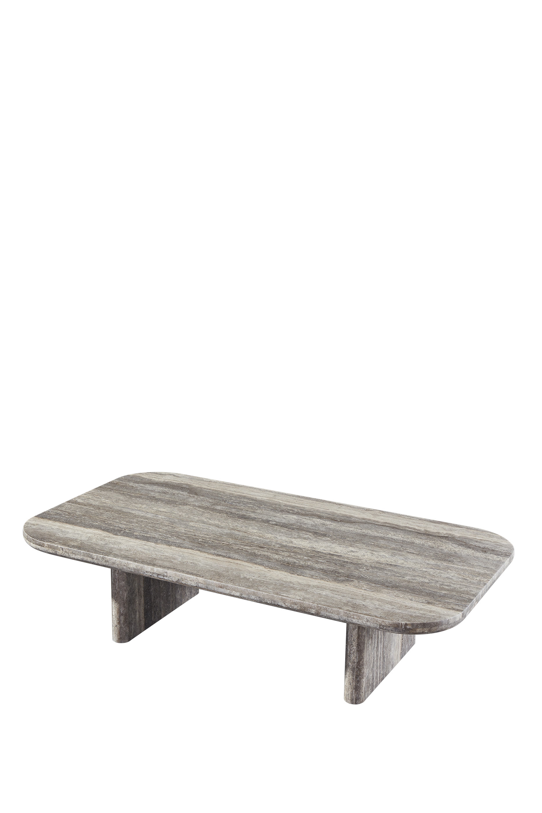 Buy Studio Bayt Ford Travertine Coffee Table grey | Bloomingdale's UAE