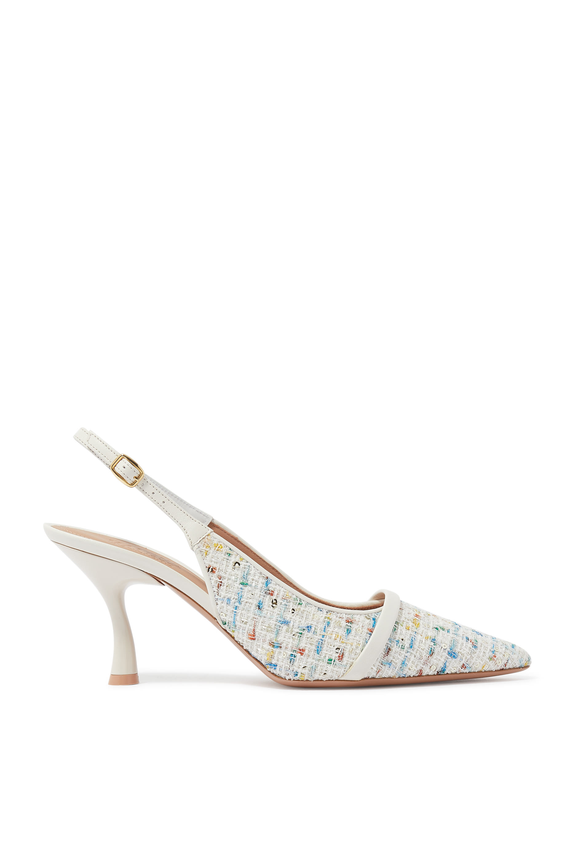 Buy Malone Souliers Jama Tweed 70 Pumps for Online | Bloomingdale's UAE