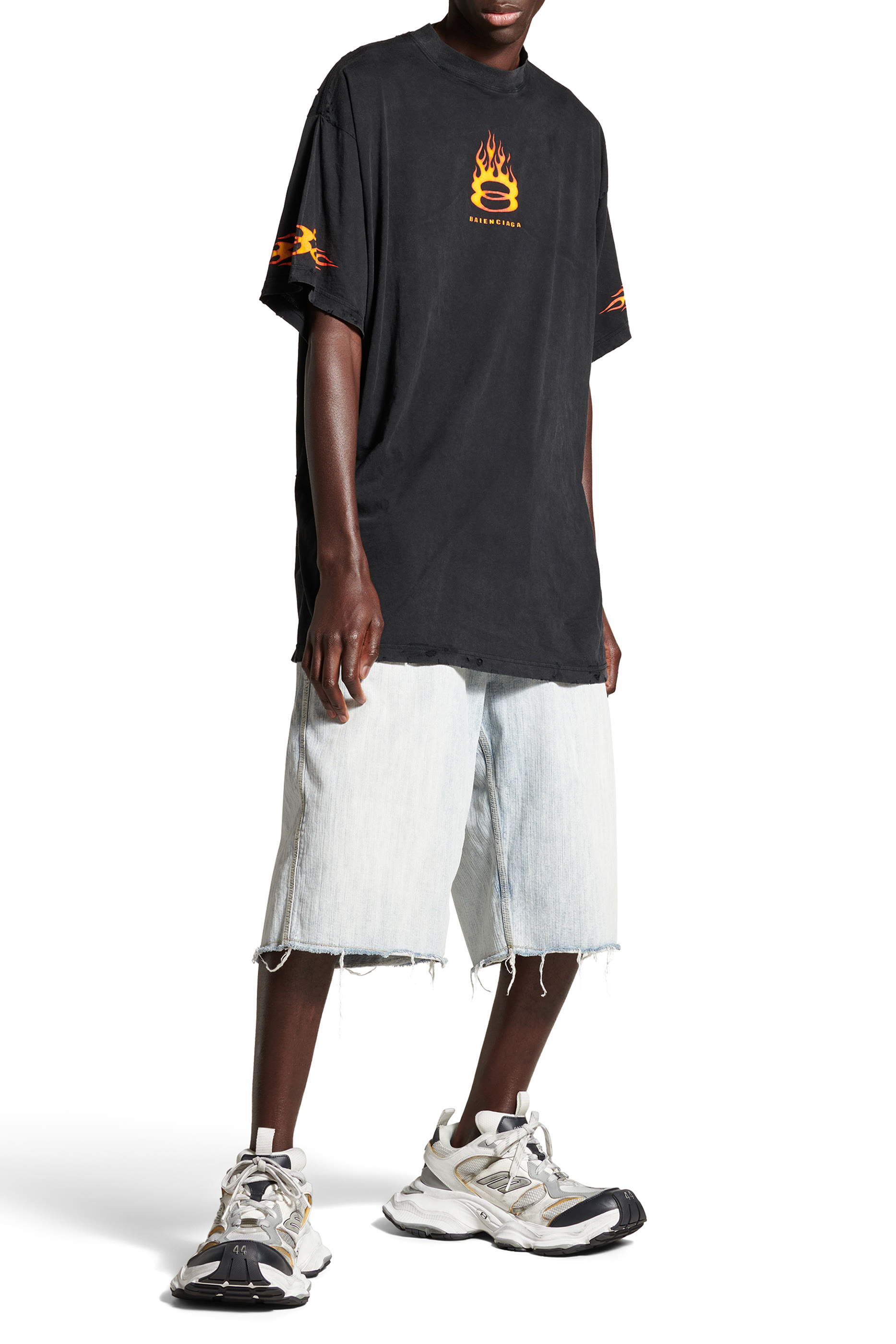 Buy Balenciaga Burning Unity Oversized T-Shirt for Online ...