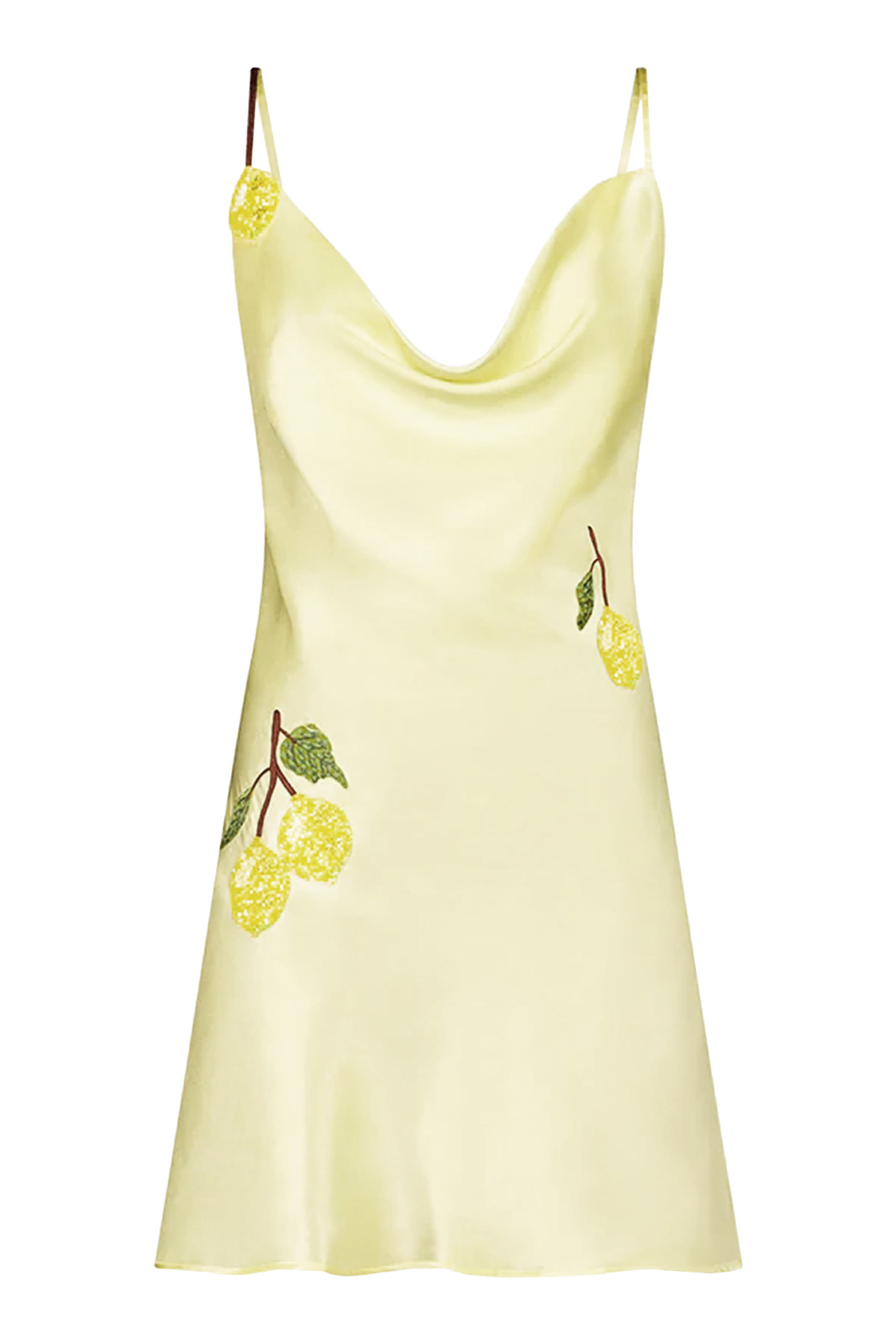 Buy Leslie Amon Galli Mini Dress - Lemon for Online | Bloomingdale's UAE
