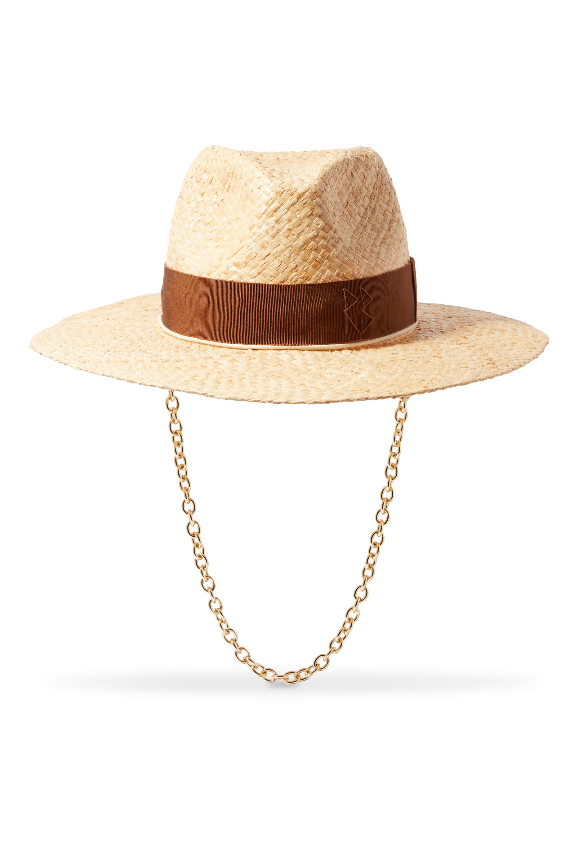 monogram fedora hat