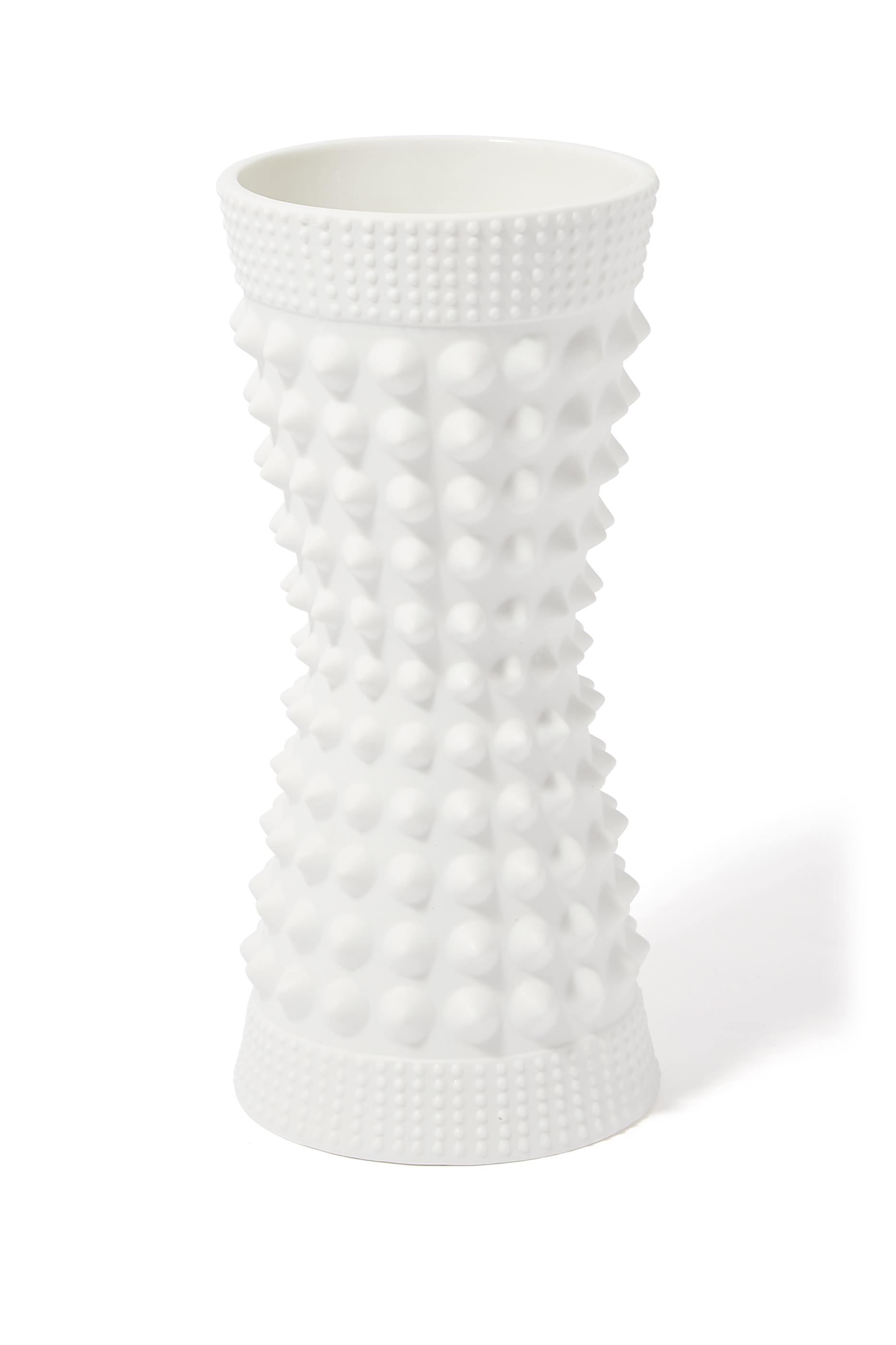 Buy Jonathan Adler Charade Studded Taper Vase white | Bloomingdale's UAE